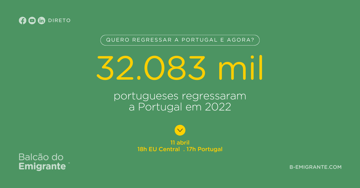 Quero Regressar a Portugal e agora? - Balcão do Emigrante